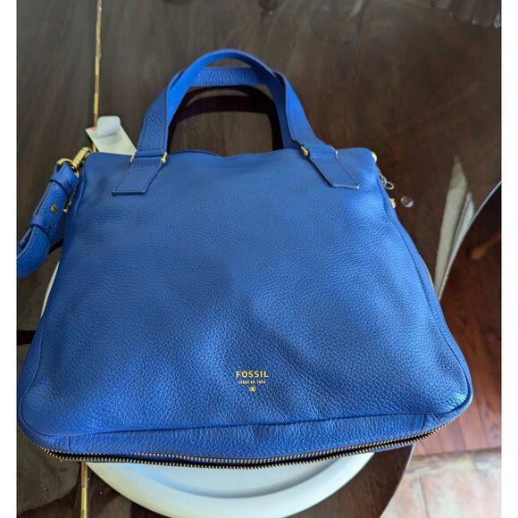 Fossil | Bags | Nwt Fossil Preston Shopper Pebbled Leather Expandable ...